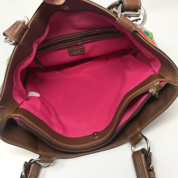 Chaps | Bags | Chaps Floral Print Handbag | Poshmark